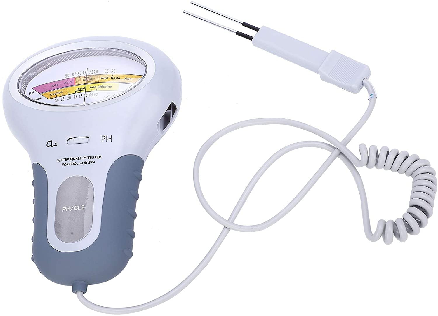 ZHAAGRJ Chlorine PH Meter, 2 in 1 PH Meter Chlorine Level Meter CL2 ...