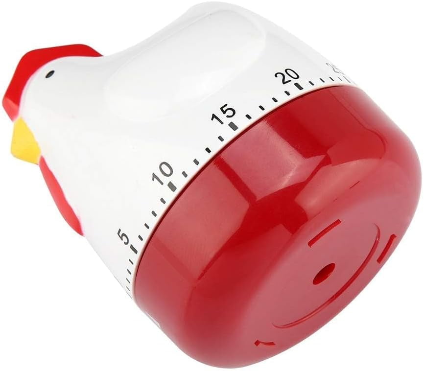 ZHAAGRJ Cute Kitchen Timer, Mechanical Lovely Chicken Timer 60 Minute ...