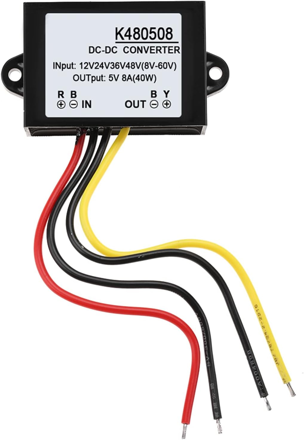 ZHAAGRJ DC, DC Converter, 5V 8A Module, Overvoltage, water Design, for LED Monitor Camera, Fan ...