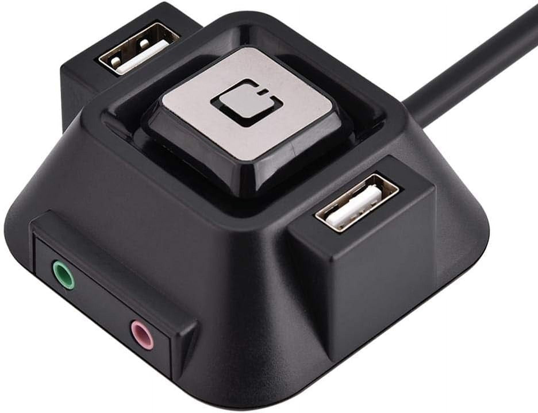 ZHAAGRJ Desktop PC Power Switch, Chassis Power Reset Switch with Audio ...