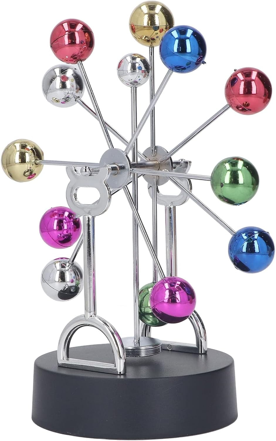 ZHAAGRJ Electric Magnetic Rotation Ferris Wheel Desk Toy Colorful Metal ...