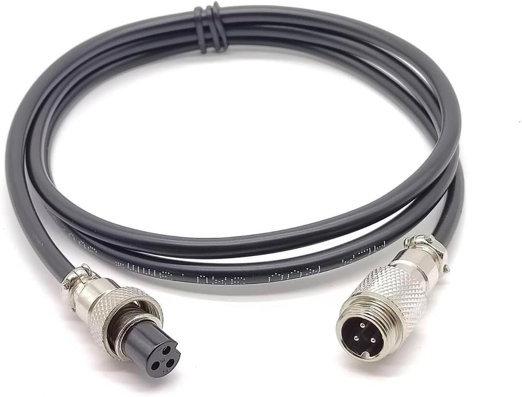 ZHAAGRJ Electrical GX12-3 Pin Cable Male to Female Head Aviation ...