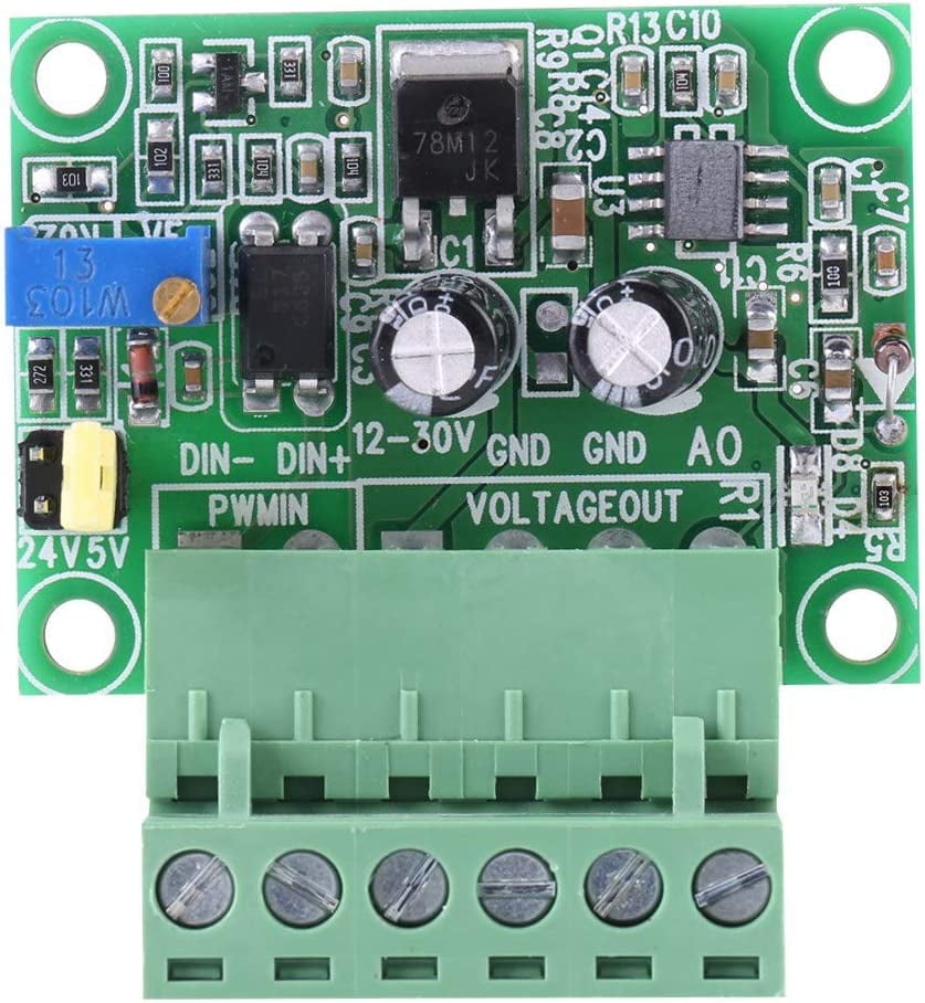 ZHAAGRJ Frequency to Voltage Converter Module,PWM to Voltage Module,Frequency Converter,1-3KHZ 0 ...