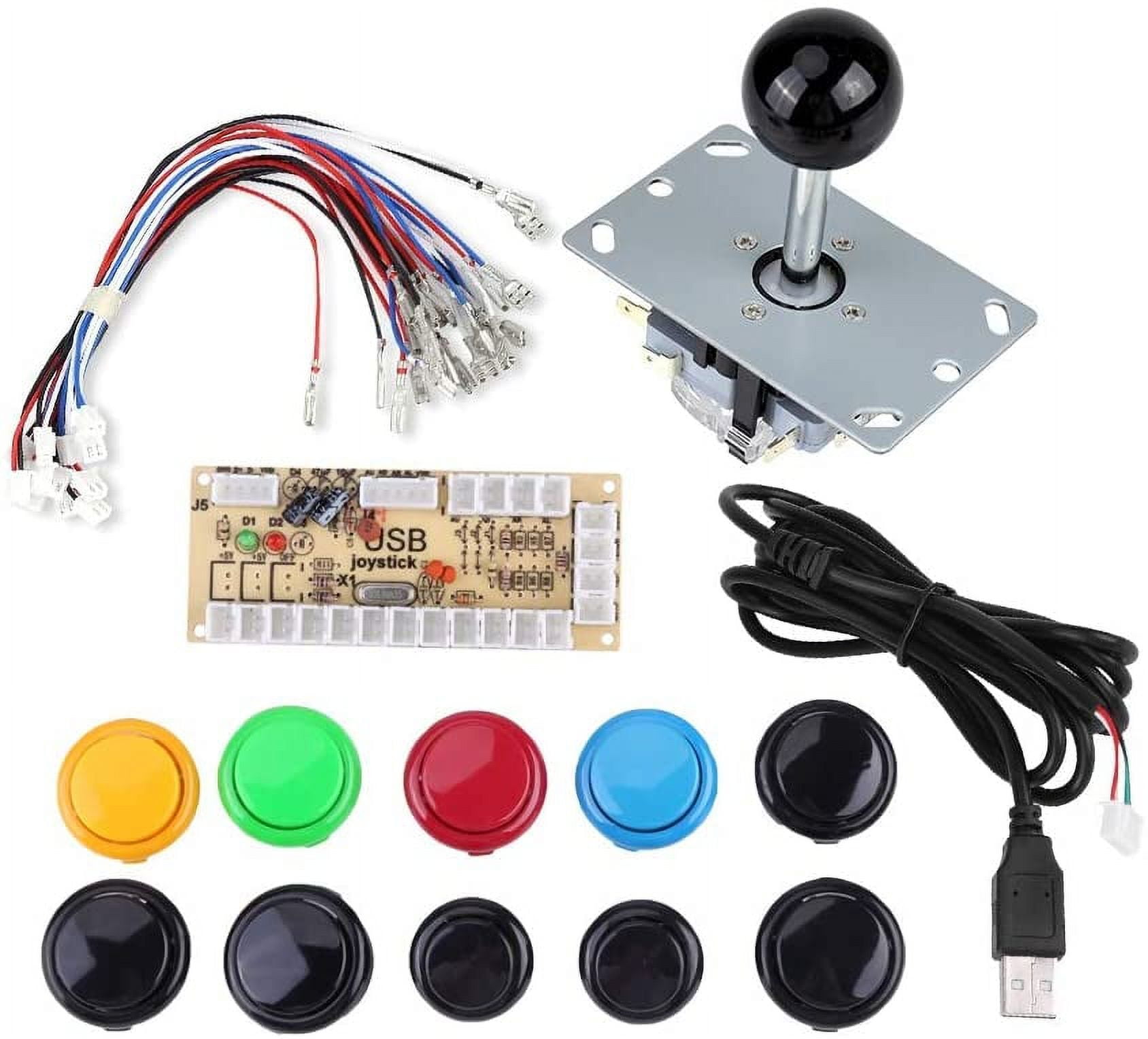 ZHAAGRJ Game Buttons Game Buttons Joystick and Game Buttons Zero Delay Game DIY Kits Parts 10 ...