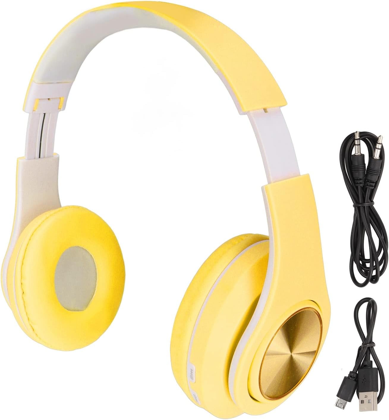 ZHAAGRJ Gaming Headset, Noise Reduction Foldable Over Ear Bluetooth ...