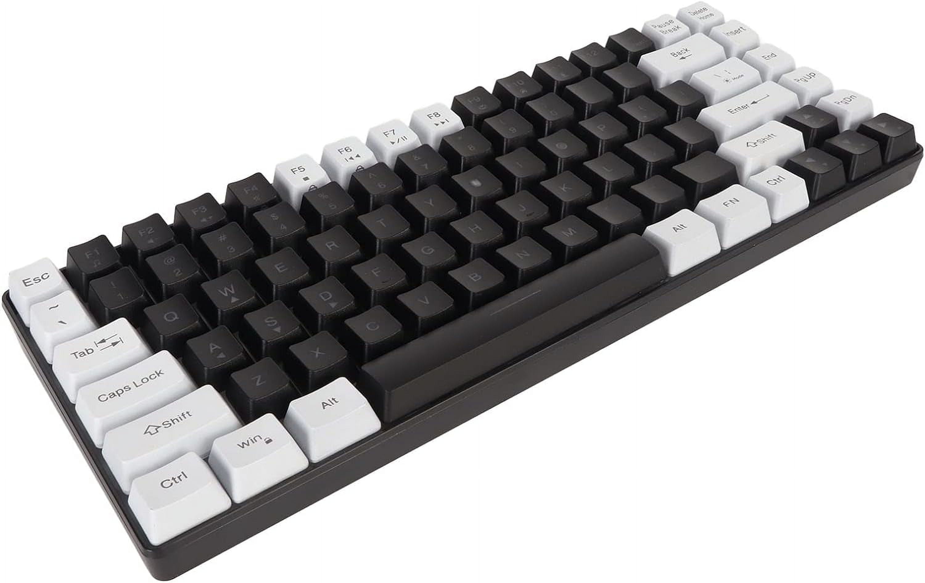 ZHAAGRJ Gaming Keyboard, Plug and Play Fatigue Relief 84 Keys Type C ...