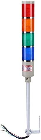 ZHAAGRJ Industrial Light, Column 4 Layers Tower Light Stack Lamp Red ...