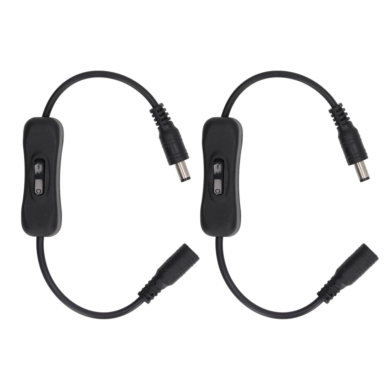 ZHAAGRJ Inline On Off Switch, 2Pcs Male to Female Power Adapter ...