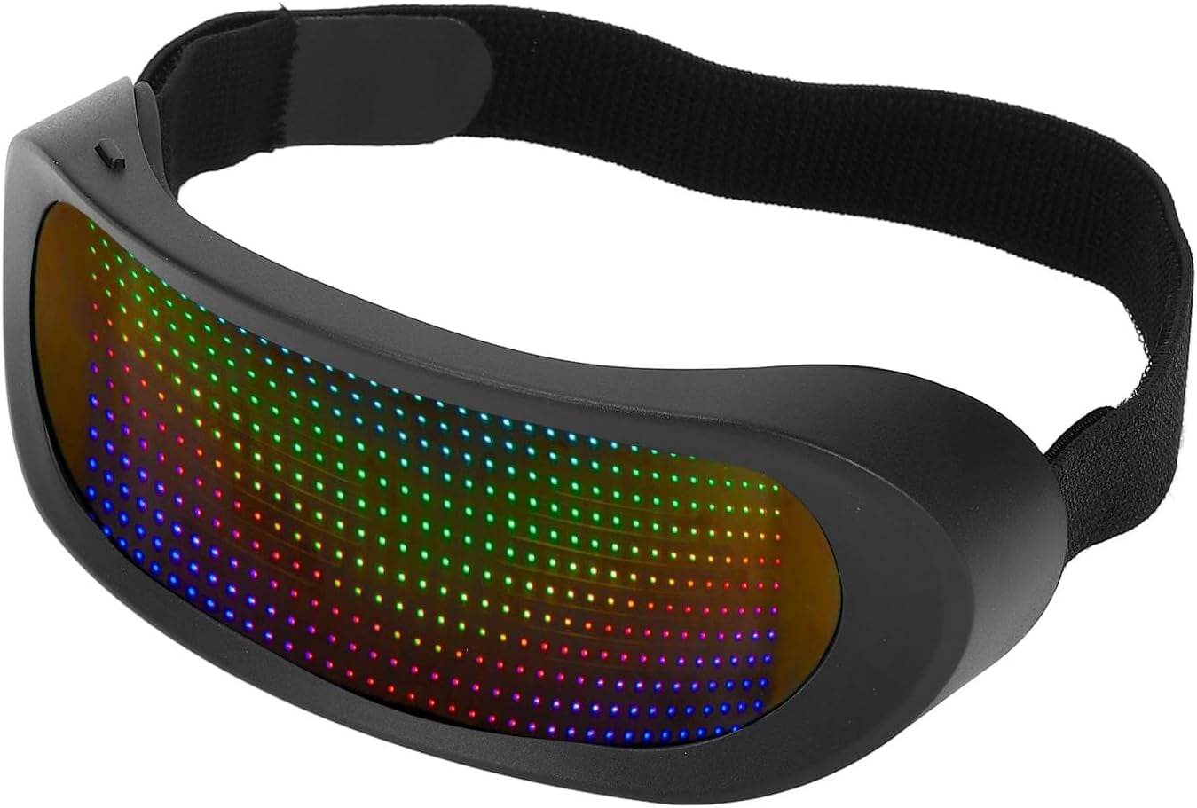 ZHAAGRJ LED Light Up Glasses, Full Color Programmable Frameless APP ...