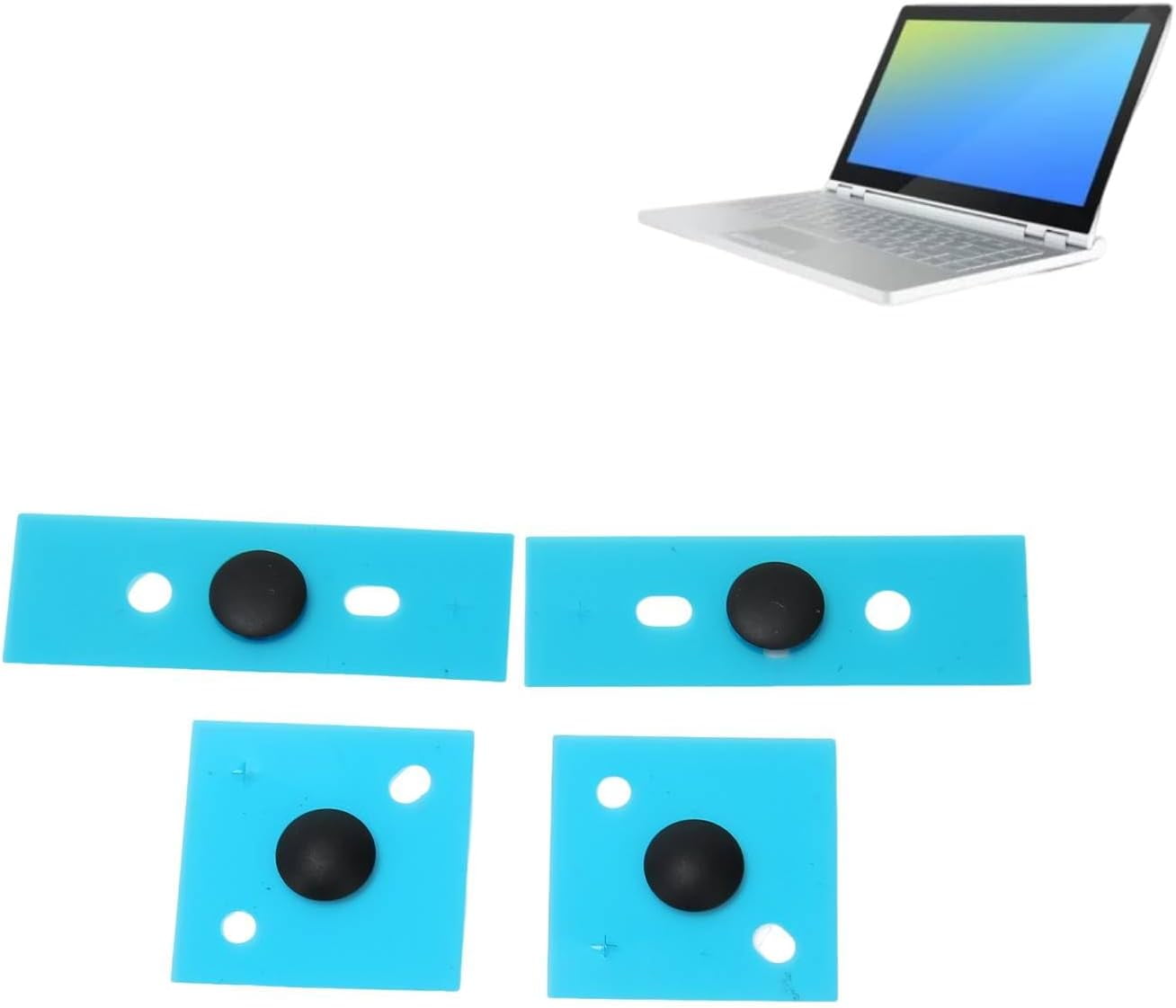 ZHAAGRJ Laptop Bottom Case Feet, Anti Slip Round Dot Laptop Foot Pads ...