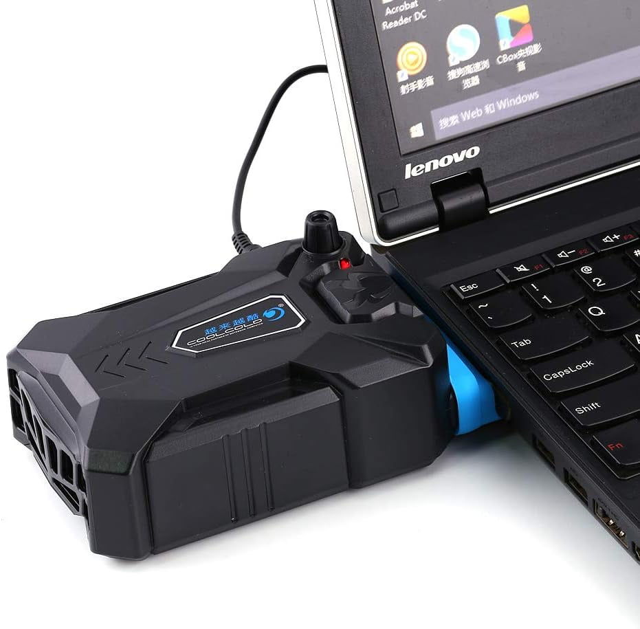 ZHAAGRJ Laptop Cooler, Air Extracting Laptop Cooling with Vacuum Fan ...