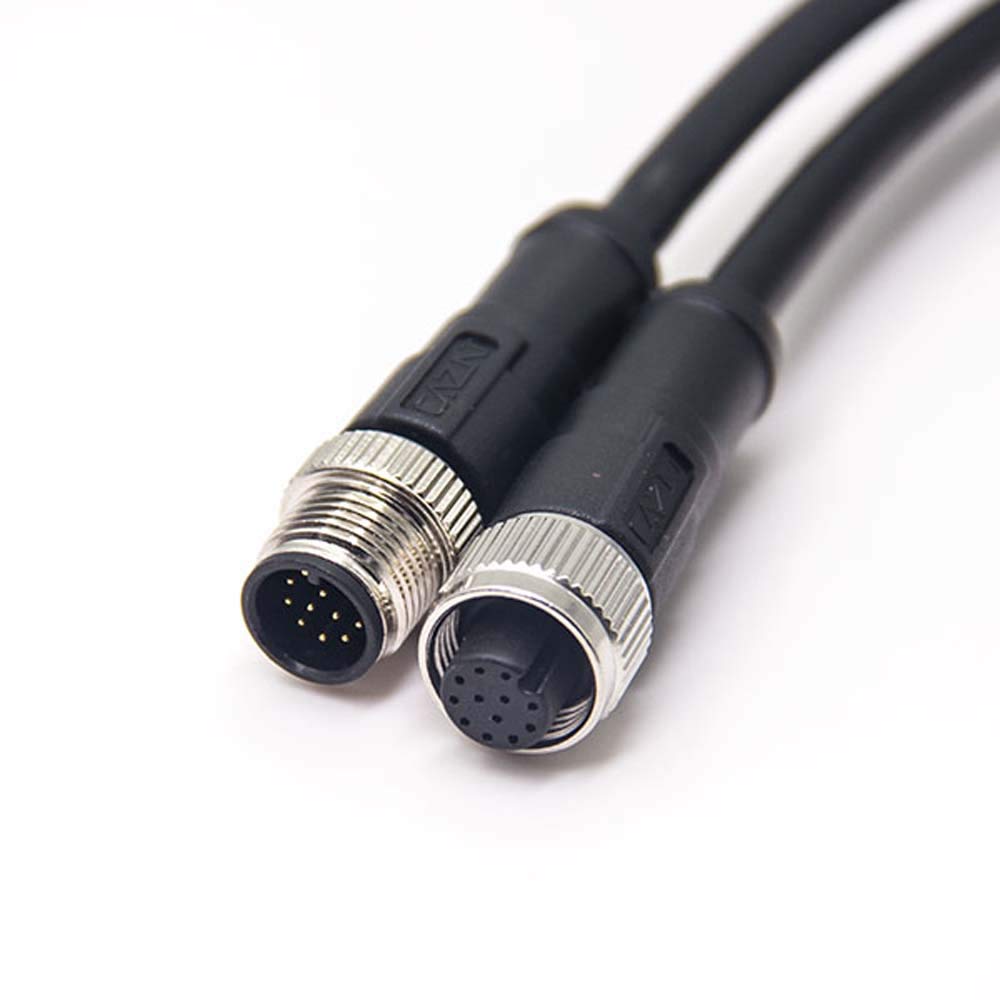ZHAAGRJ M12 Connector Male to Female Double Ended Cable Female to Male ...