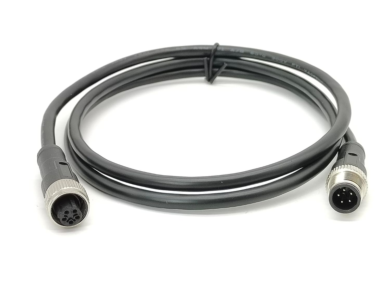 ZHAAGRJ M12 Connector Male to Female Double Ended Cable Female to Male ...