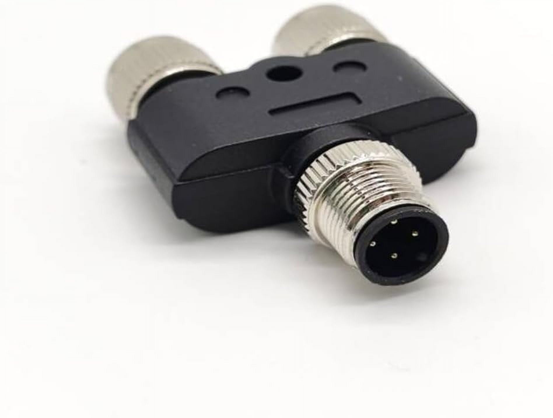 ZHAAGRJ M12 Y Connector 4 Pin Male to Female A Code Unshiled Adapter ...