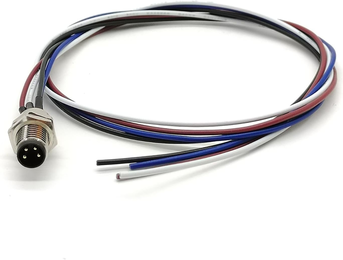 ZHAAGRJ M8 Cable Connector 4 Pin Male Solder Type Panel Aviation for ...