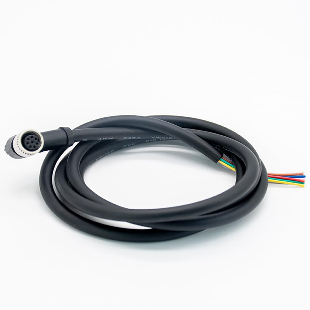 ZHAAGRJ M8 Connector A Code Female Right Angle Solder Type Single Ended ...