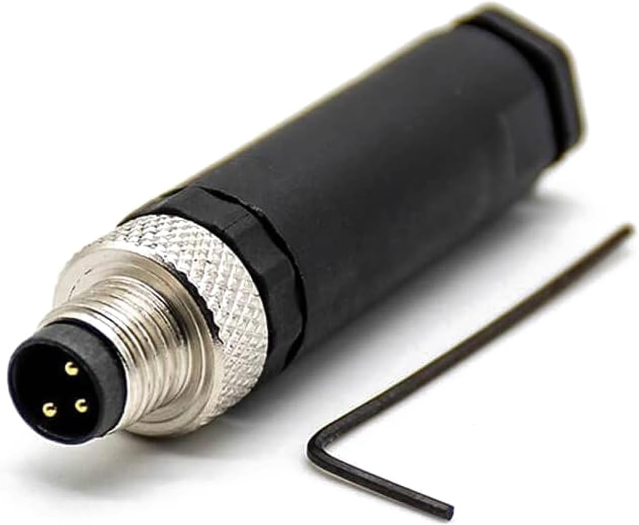 ZHAAGRJ M8 Connector Plug Straight Plastic Shell Screw Termination ...