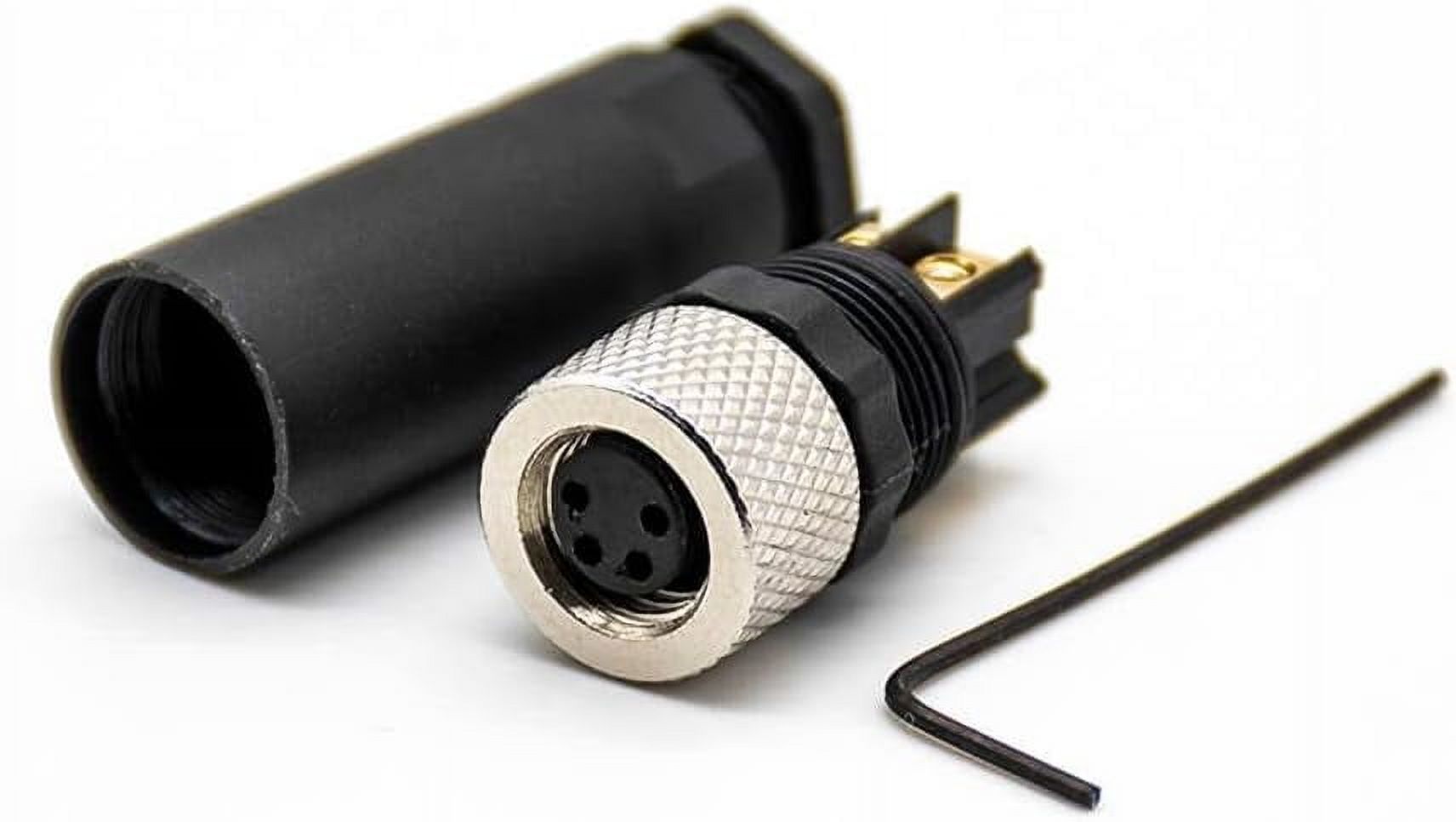 ZHAAGRJ M8 Connector Plug Straight Plastic Shell Screw Termination ...