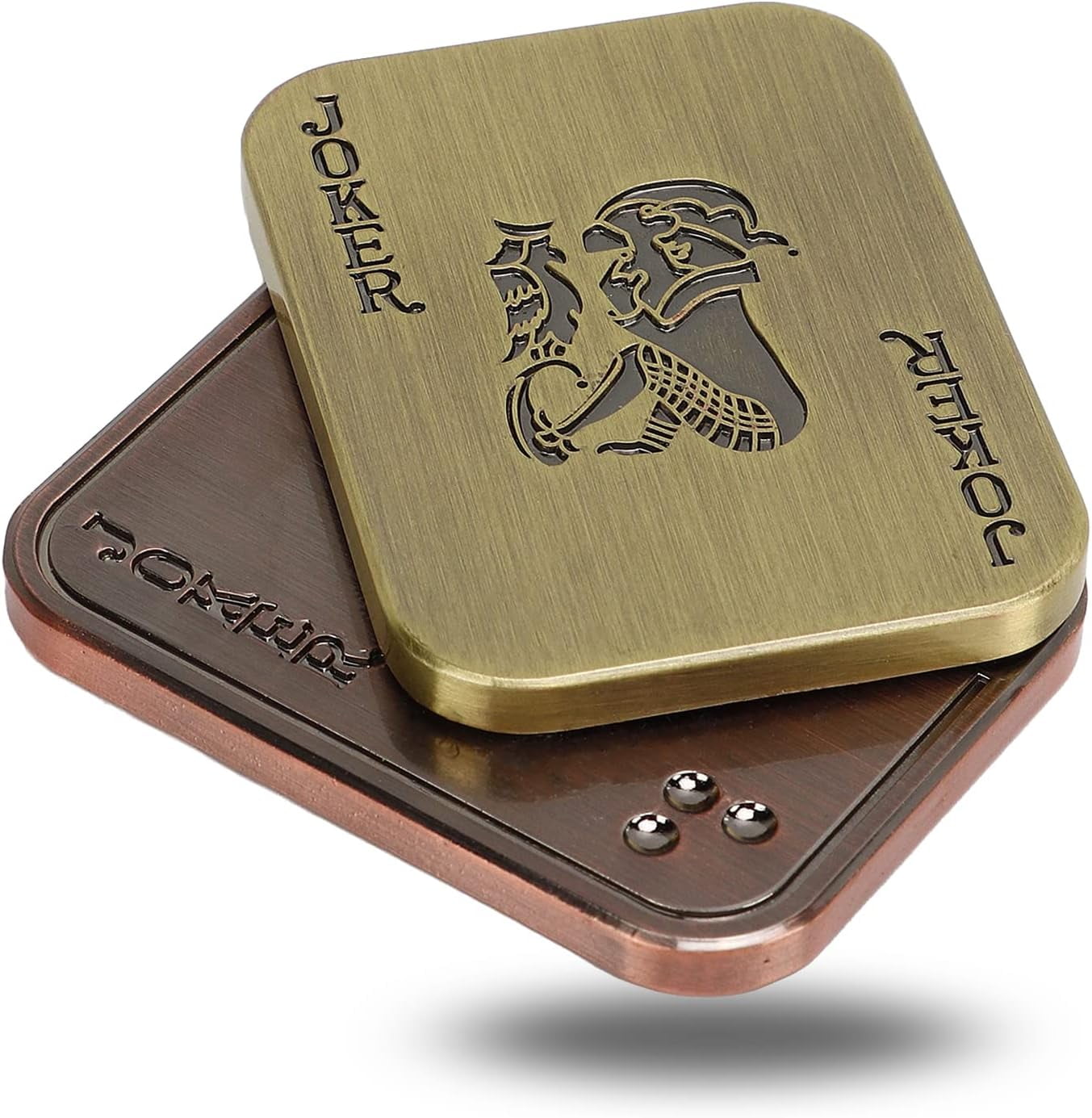 ZHAAGRJ Metal Poker Fidget Slider,EDC Adult Metal Fidget Toys,ADHD ...