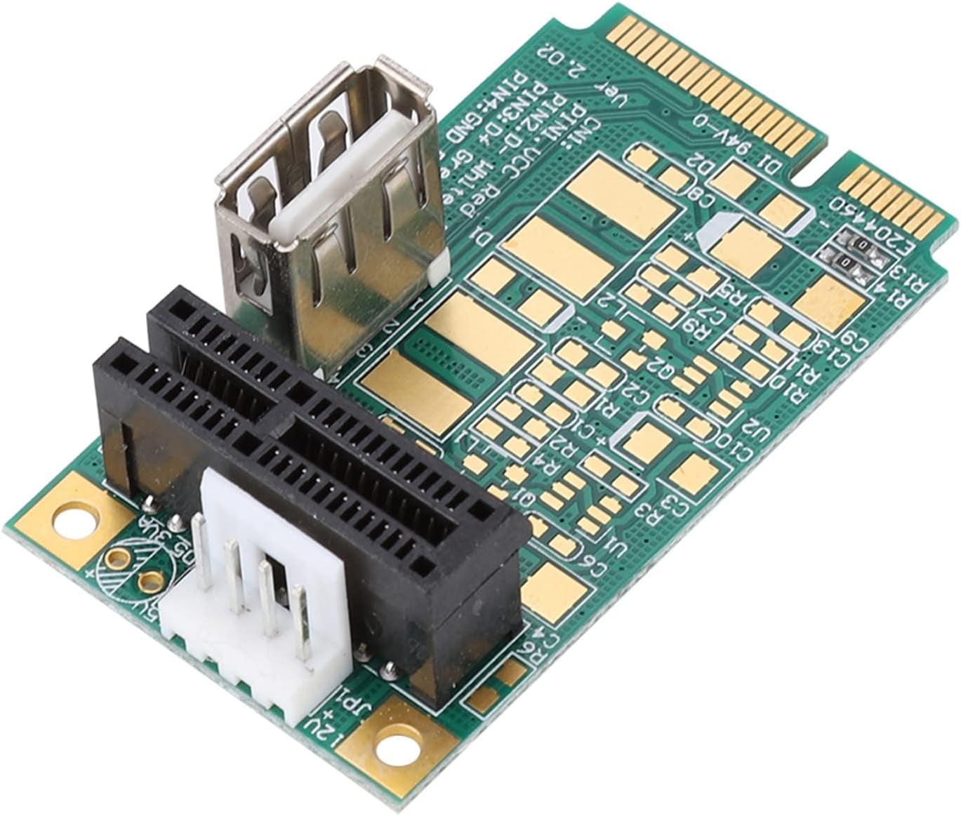 ZHAAGRJ Mini PCIE to 1x Adapter, Mini PCIE to PCI Express 1x Slot ...