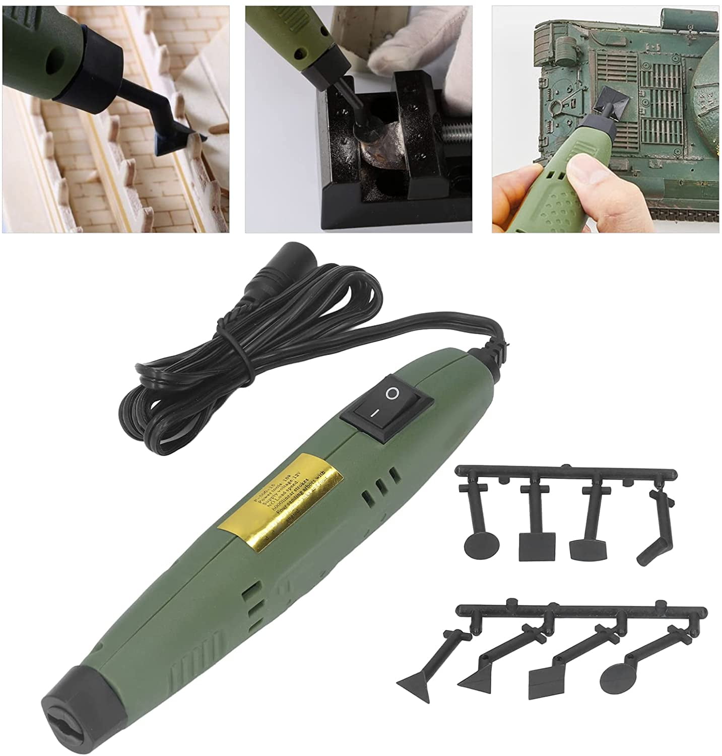 ZHAAGRJ Mini Pen Sander, Rotary Tool, P‑500‑15 Power Sander DIY Sanding ...