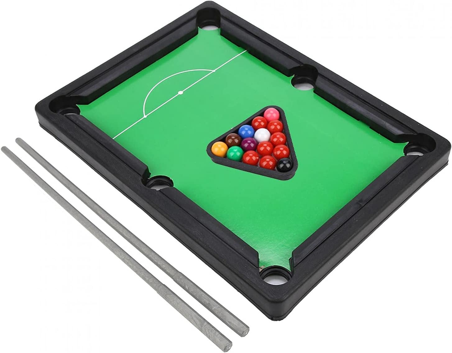 ZHAAGRJ Mini Table Pool Set, High Simulation Light Billiards Mini ...