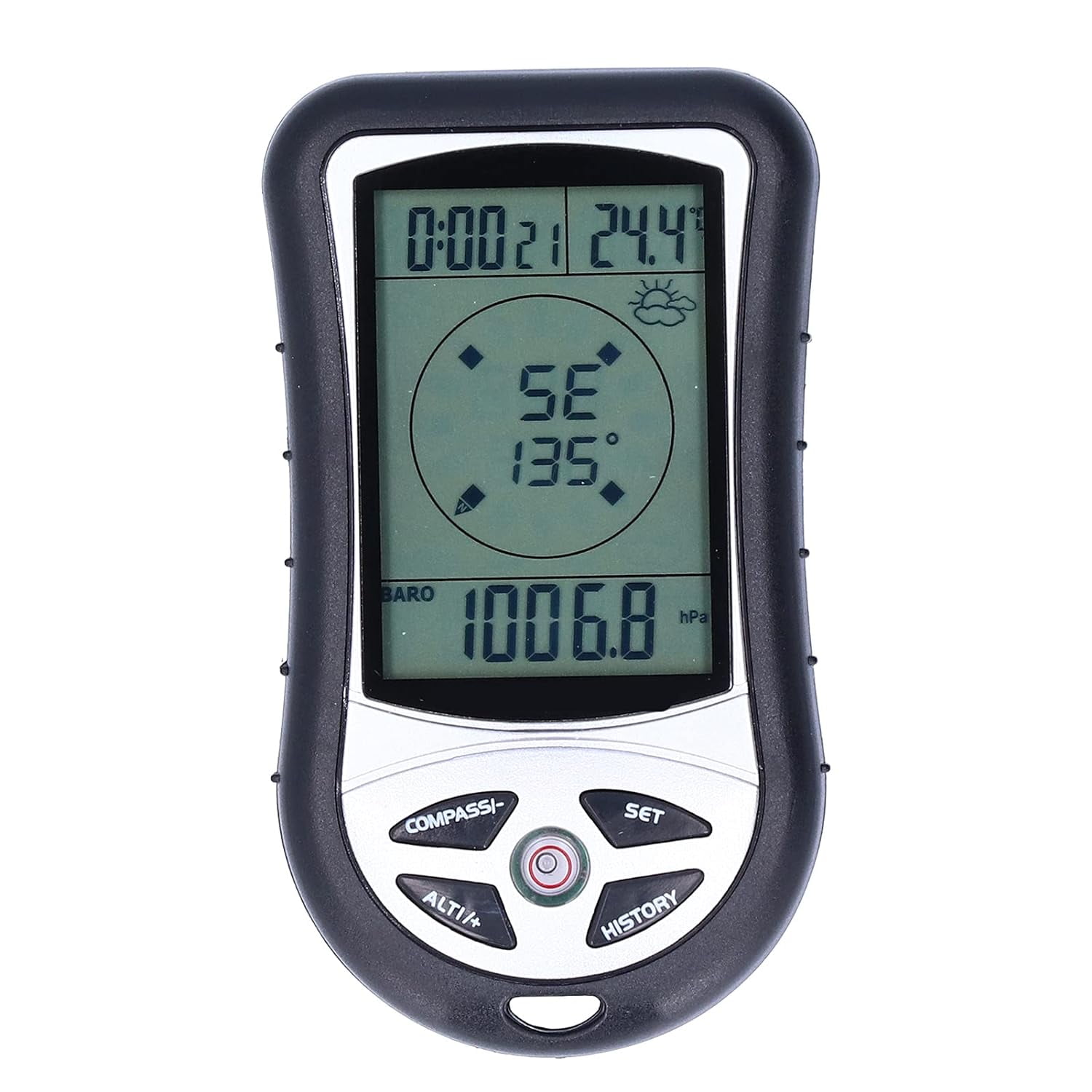 ZHAAGRJ Multifunction Digital Altimeter, Barometer Thermometer Compass Handheld Outdoor Meter ...