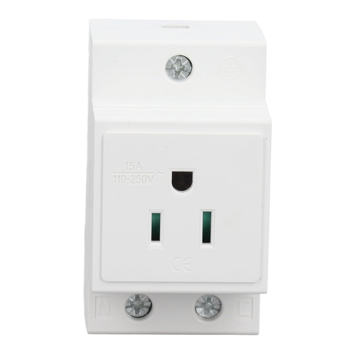 ZHAAGRJ Nylon Casing DIN Rail Socket Socket Built in Protective DIN ...