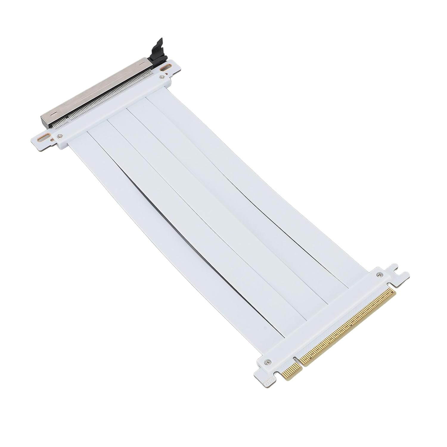 ZHAAGRJ PCIE 5.0 X16 Riser Cable, White 128Gbps GPU Extension Adapter ...