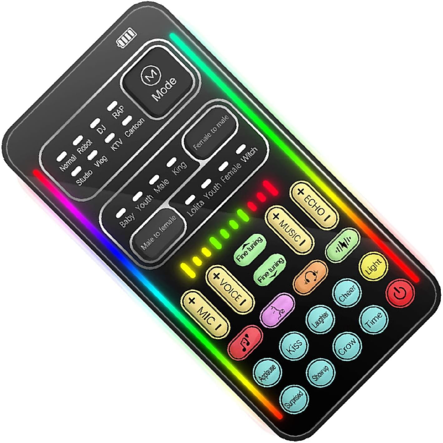 ZHAAGRJ Portable Voice Changer, Handheld Microphone Voice Changer with ...