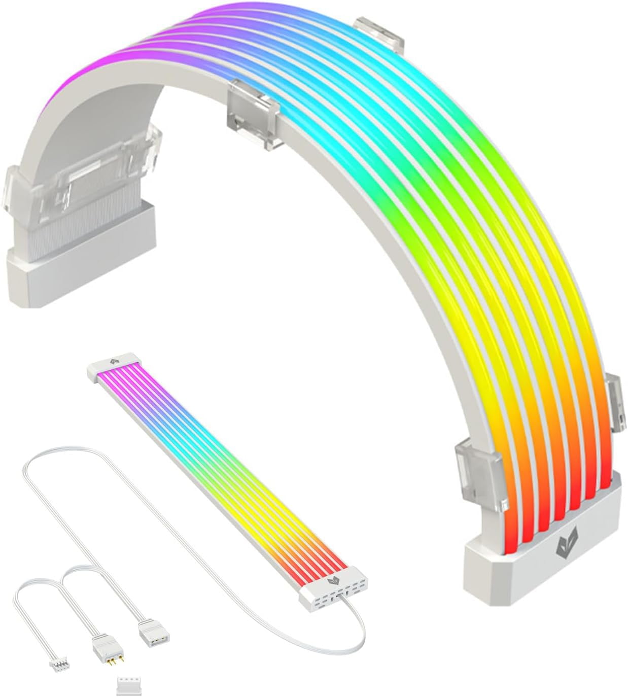 ZHAAGRJ Power Supply Sleeved Cable, ARGB GPU Power Supply Cable ...