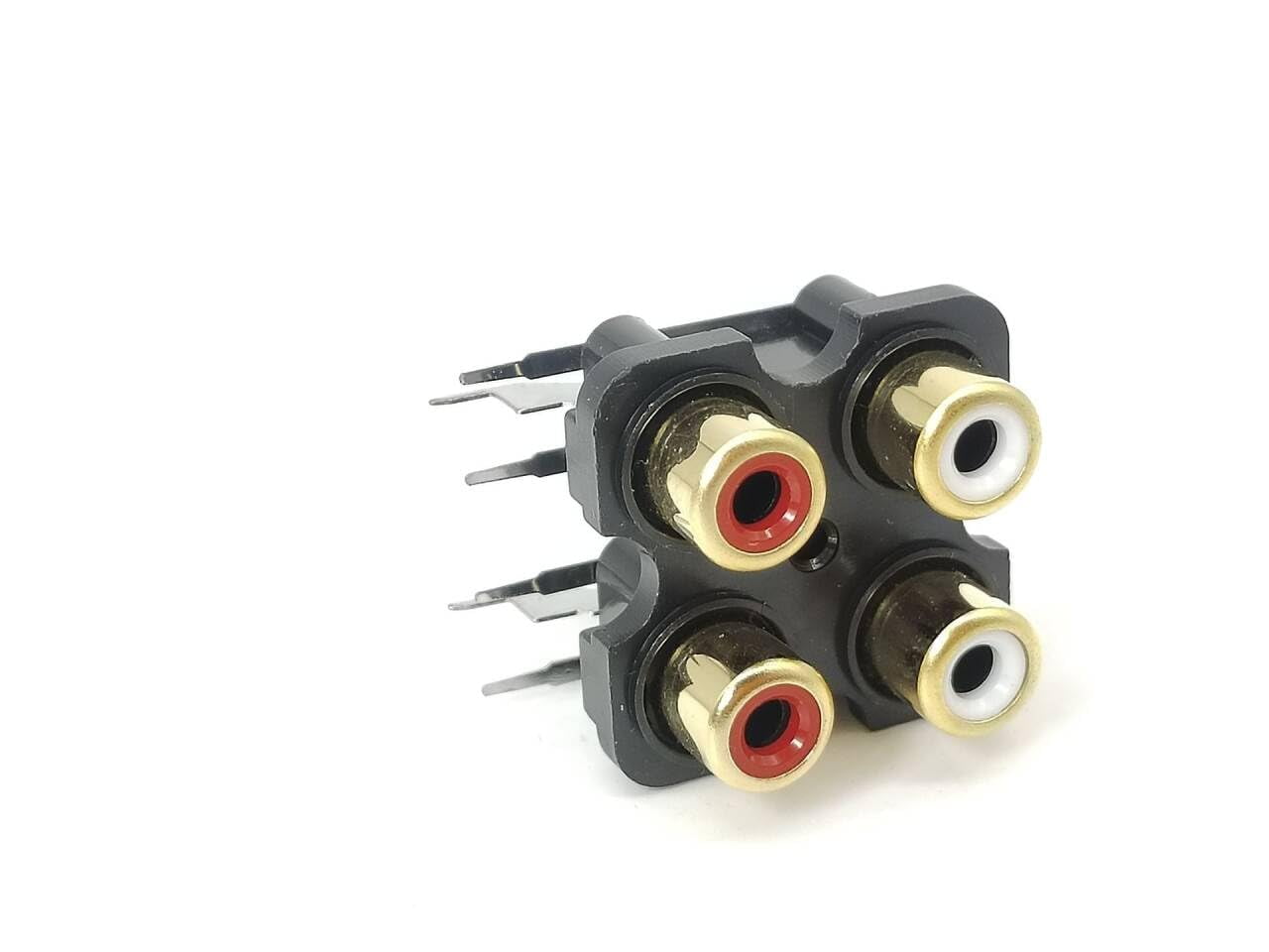 ZHAAGRJ RCA Connector PCB Audio Video RCA Socket 4 Female Jack ...