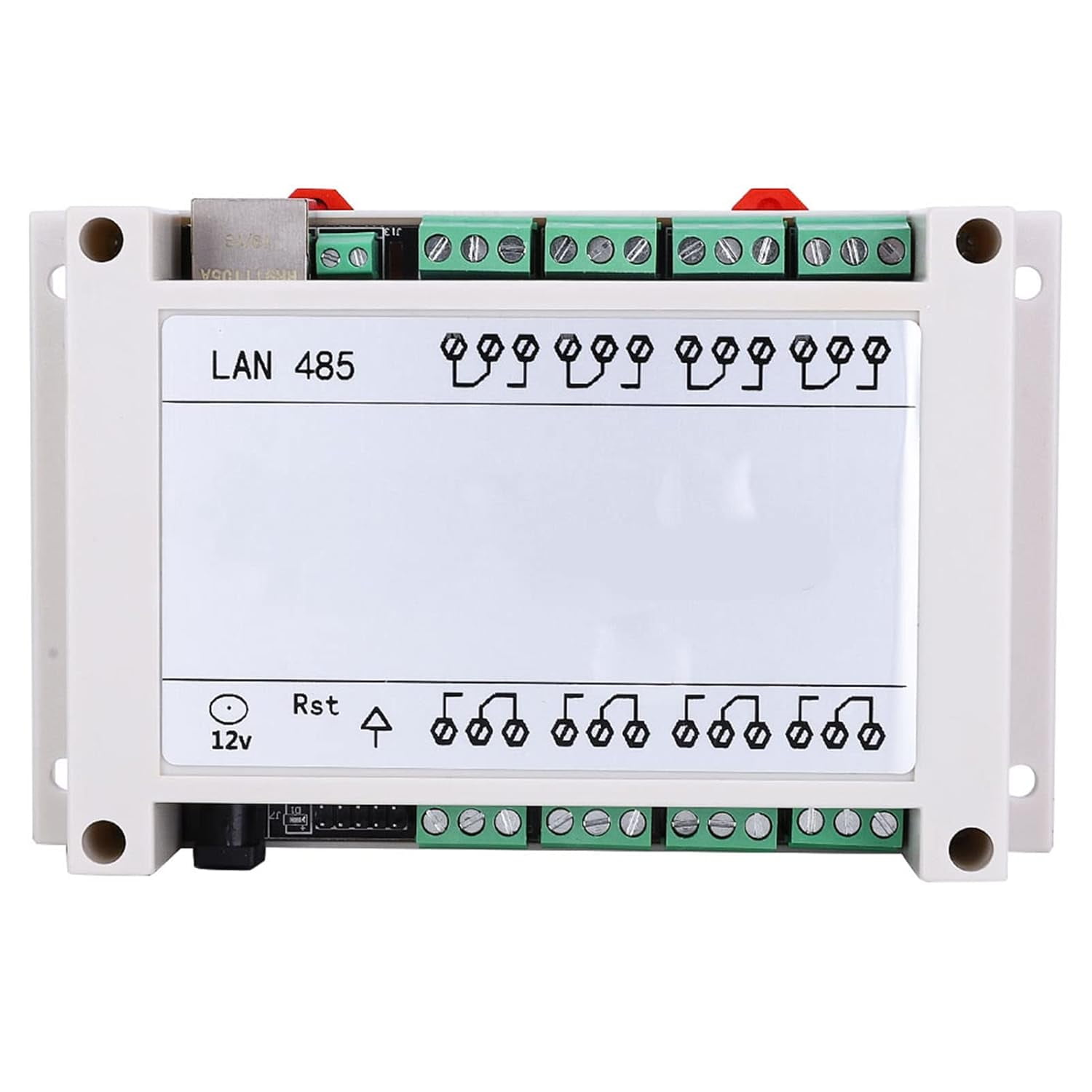 ZHAAGRJ RJ45 Ethernet Relay Control Board 250V/AC 10A TCP IP Remote ...