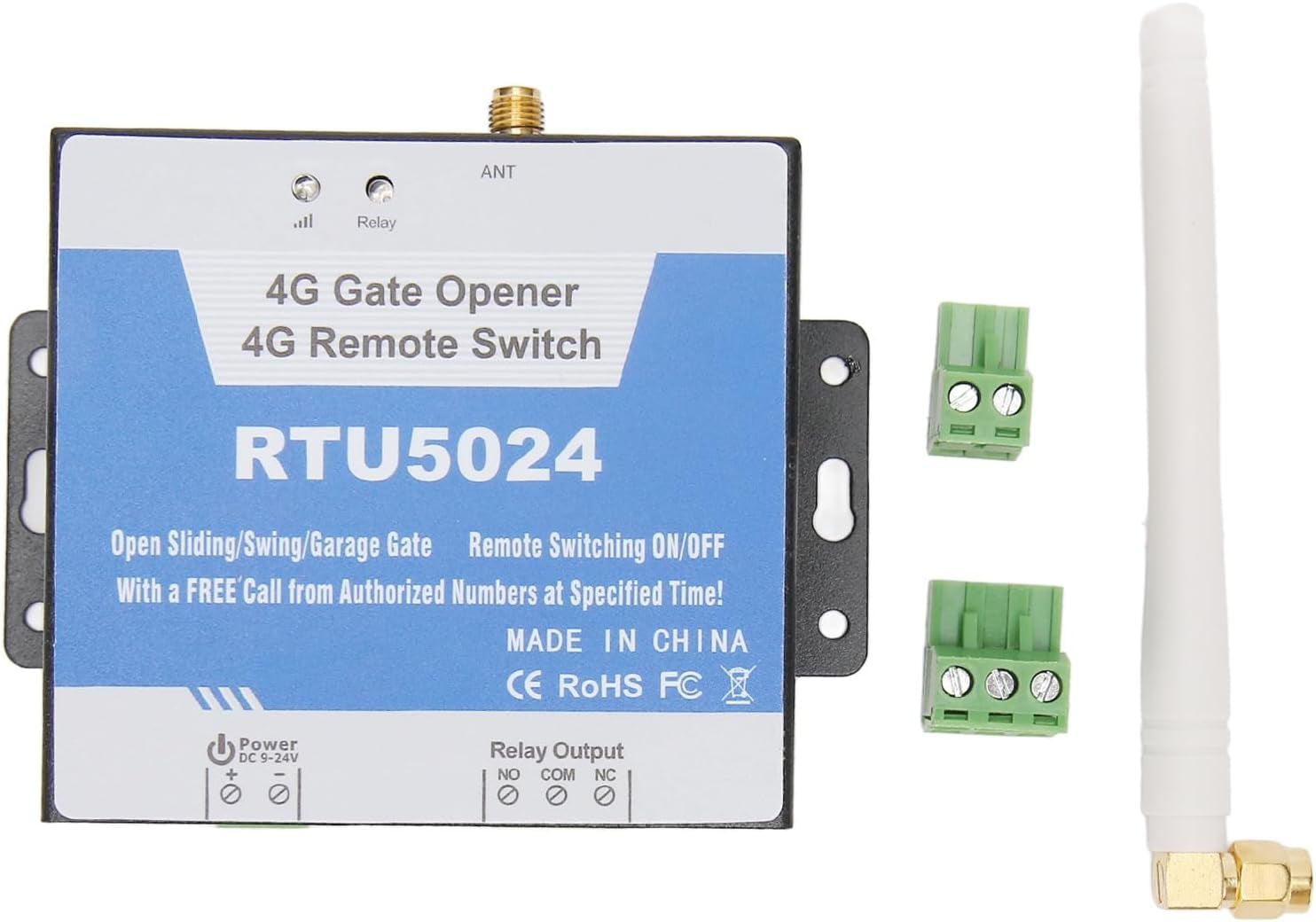 ZHAAGRJ RTU5024 4G Door Opener, GSM Gate Opener for SMS Fee ...