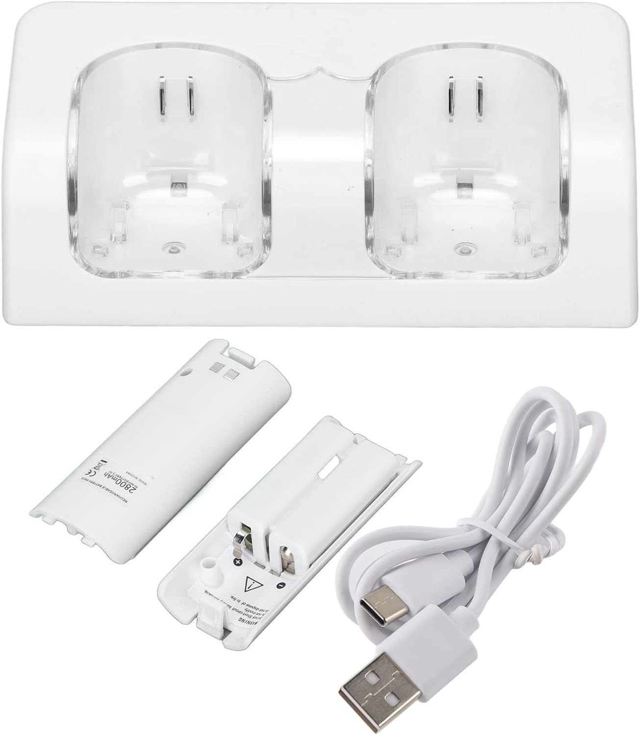 ZHAAGRJ Remote Battery Charger with Power Cord Stable Portable Dual ...