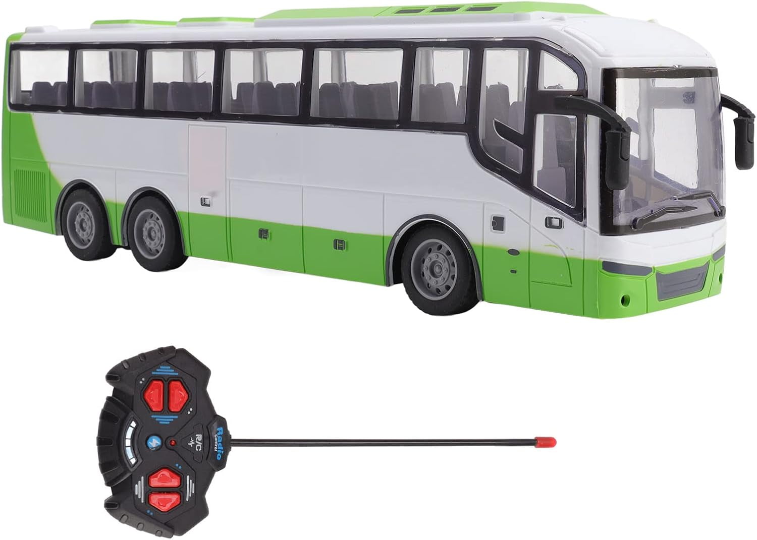 ZHAAGRJ Remote Control Bus, Simulate LED Light, 1/30 RC School Bus ...