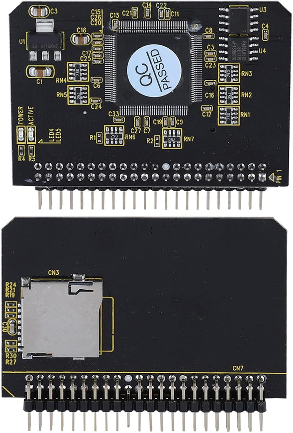 ZHAAGRJ SD to IDE Adapter, TF Memory Card to IDE 44Pin Male Adapter ...