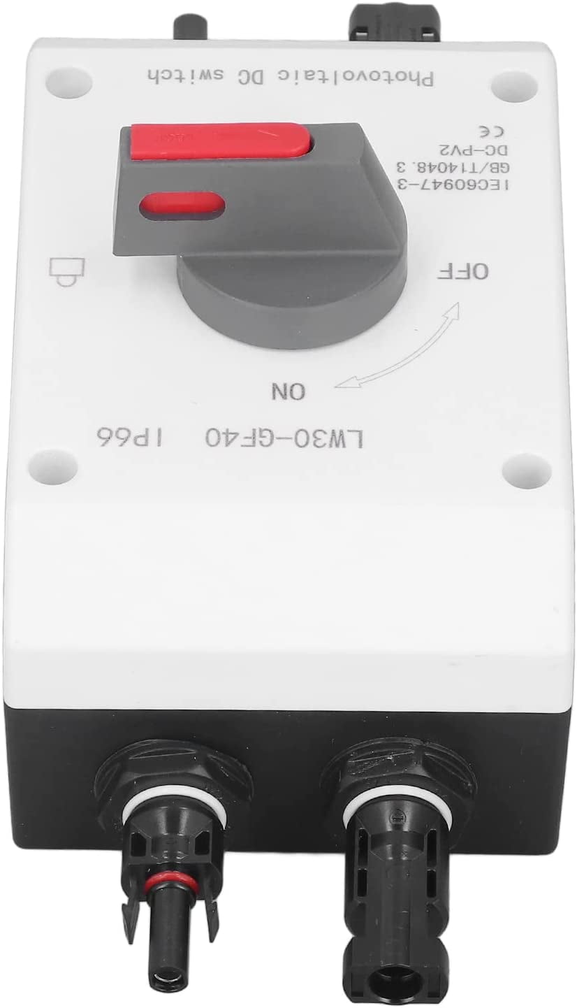 ZHAAGRJ Solar Combiner Box, 1500V DC 32A 4P IP66 Insulated Switch ...