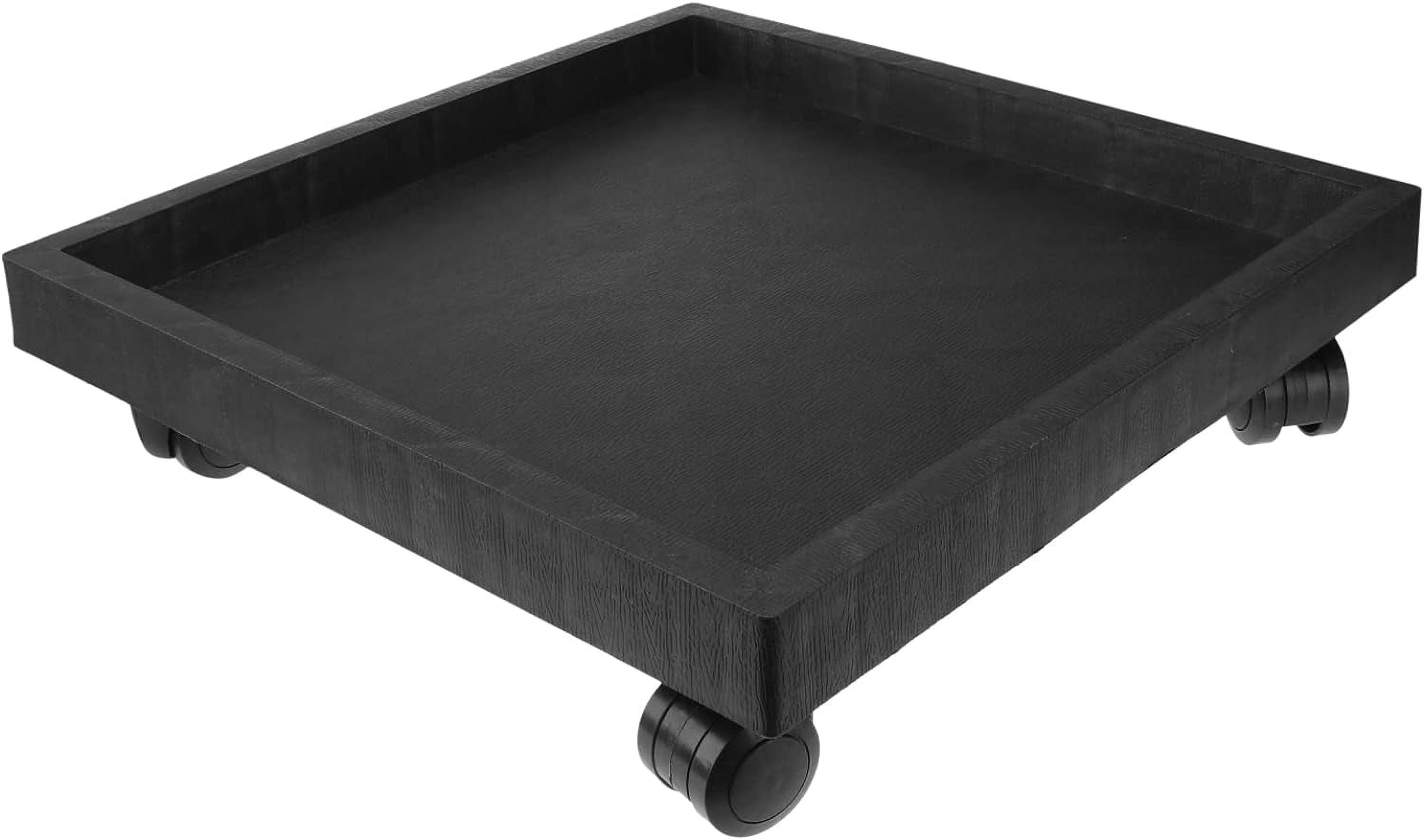 ZHAAGRJ Square Plant, 14'' Flower Pot Mover with Lockable Wheels, Heavy ...