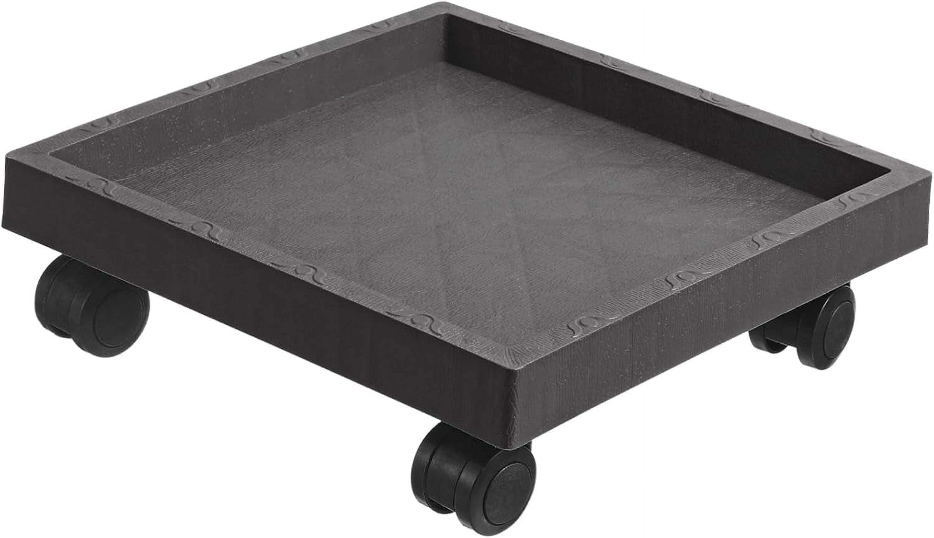 ZHAAGRJ Square Plant Stand Caddy Plant Saucer Tray with Wheels Flower ...