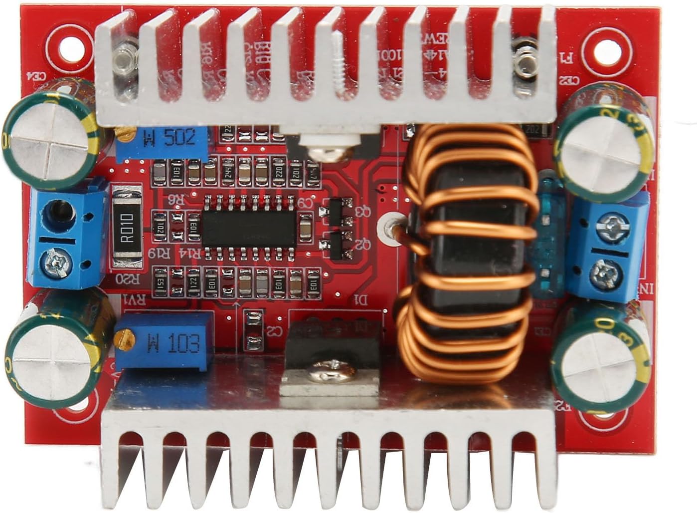 ZHAAGRJ Step Up Voltage Module, 400W 15A DC to DC Boost Converter ...
