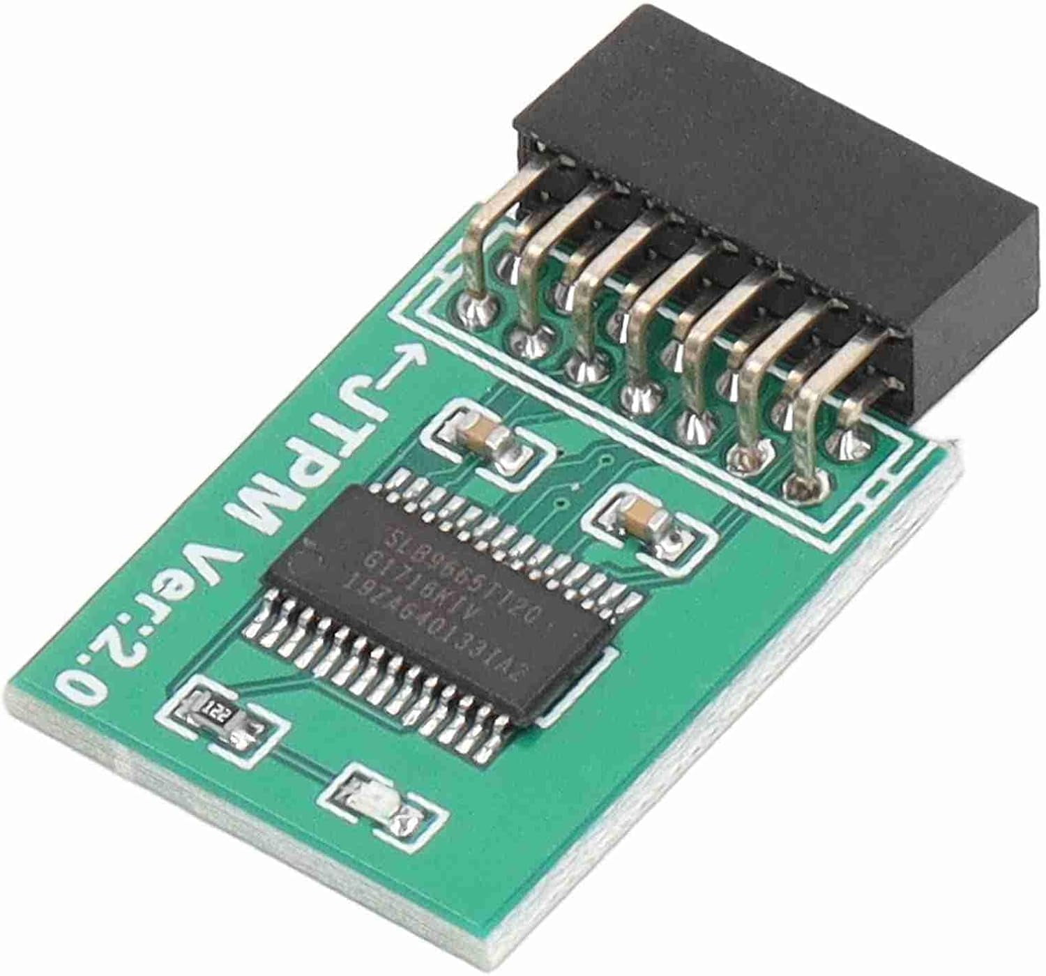 ZHAAGRJ TPM Module, 14 Pin for MSI TPM 2.0 Module LPC Interface Strong ...