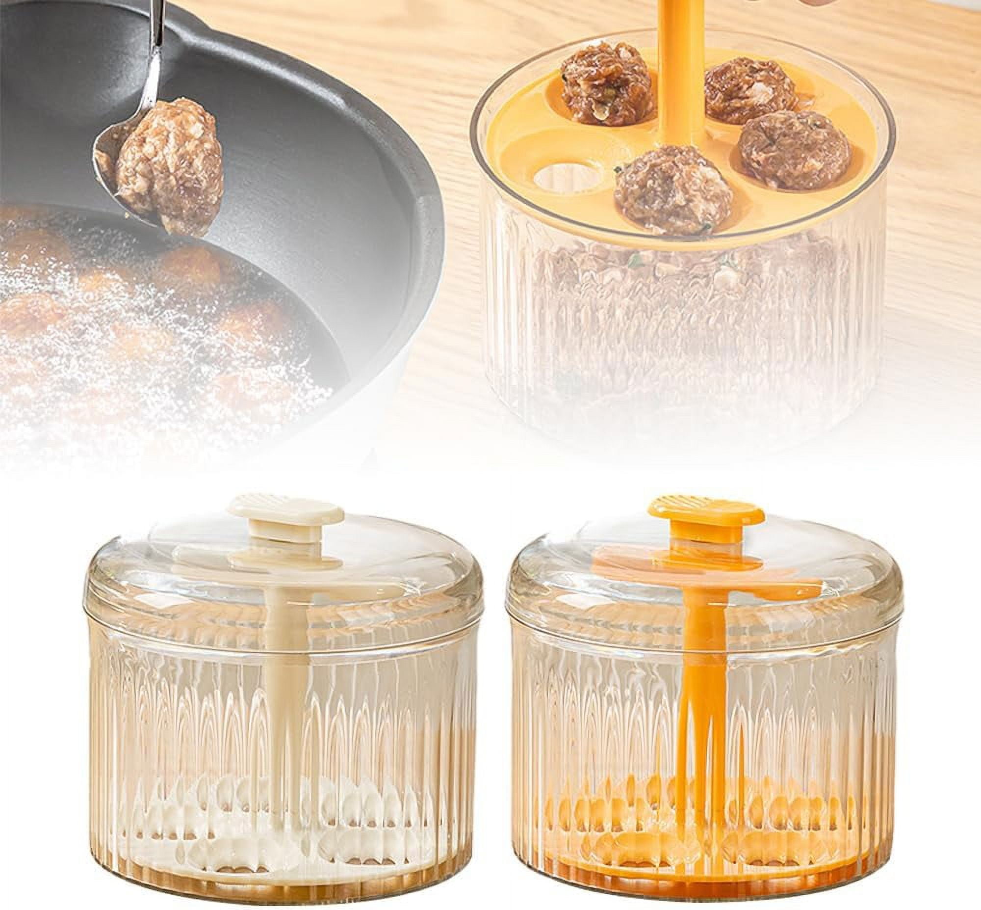 ZHAAGRJ Translucent Meatball Maker, Creative Kitchen DIY Meatball ...