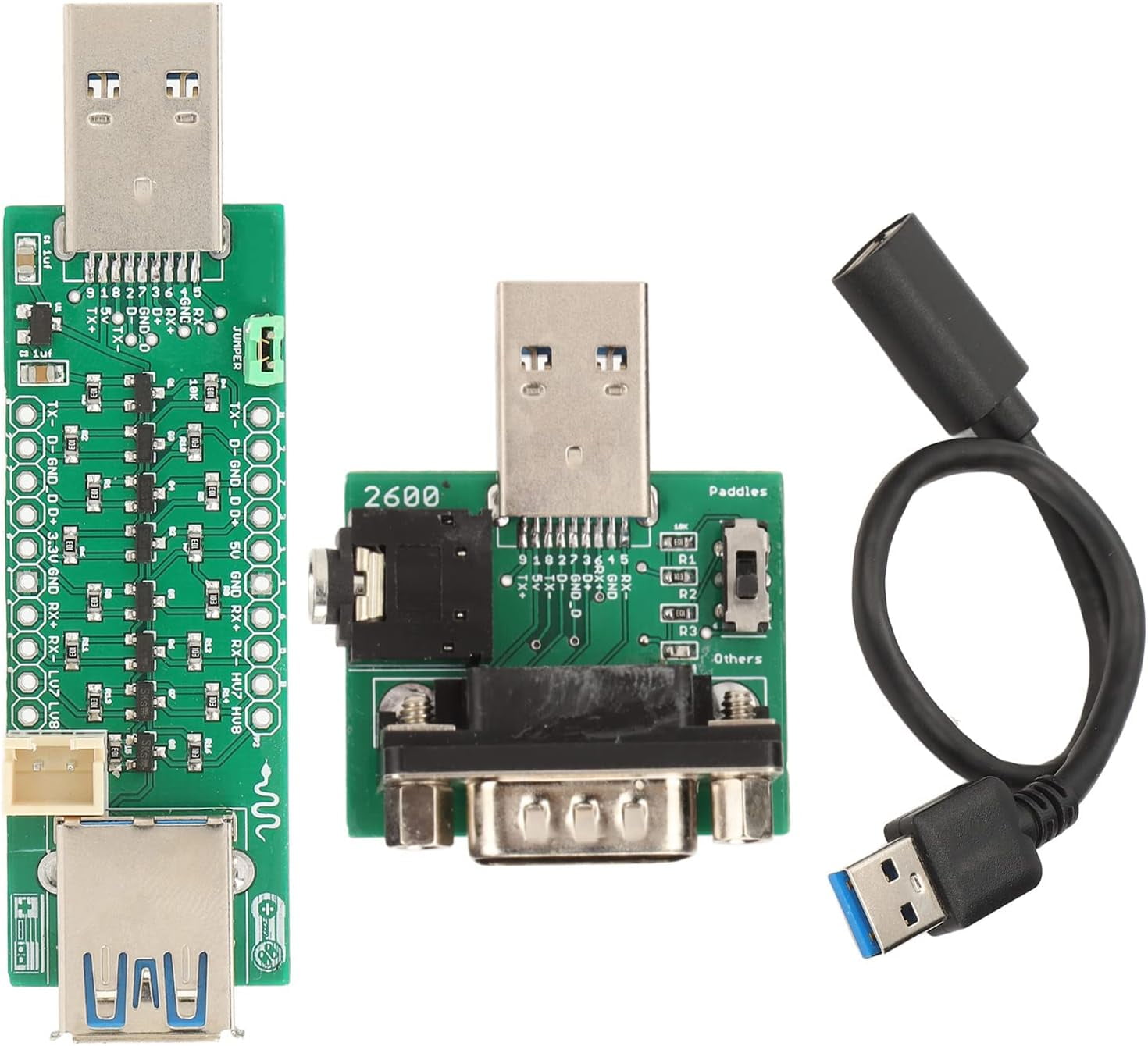 ZHAAGRJ USB 3.0 Controller Adapter for SNAC, Game Controller Converter Module Kit for Mister IO ...