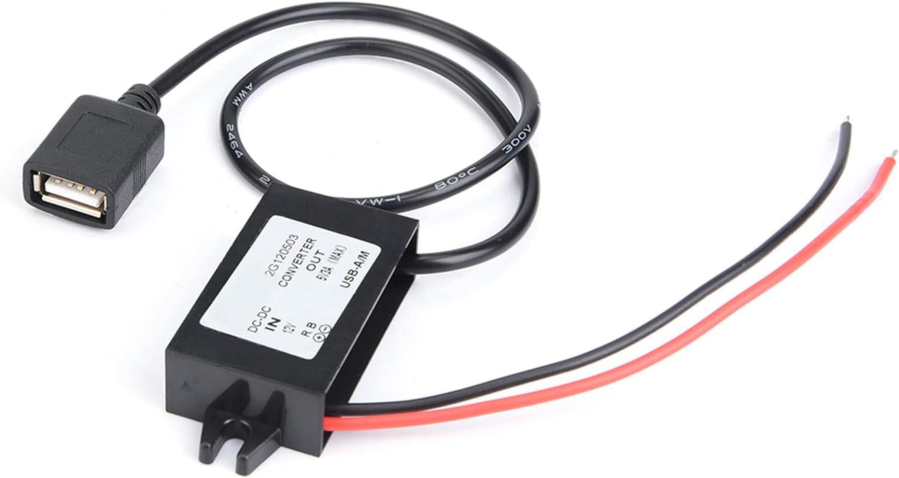 ZHAAGRJ USB Step Down Converter DC 12V to 5V 3A USB Buck Converter Step ...