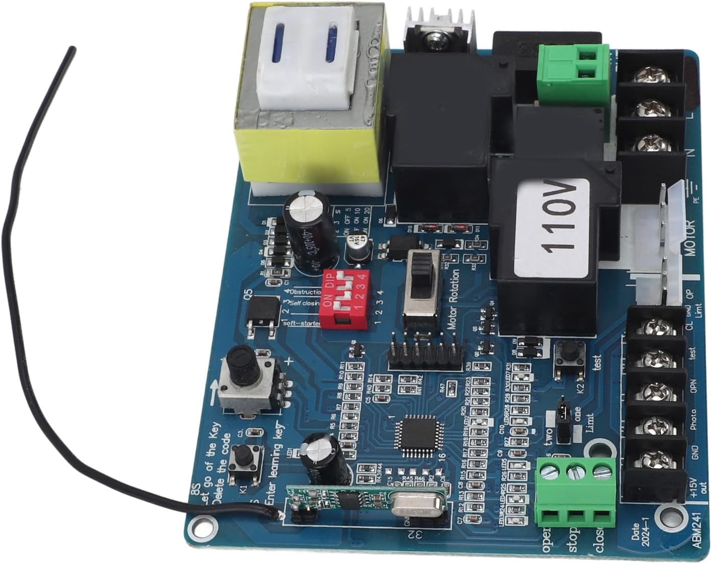 ZHAAGRJ Universal Sliding Gate Opener Main Board Sensitive Gate Motor ...