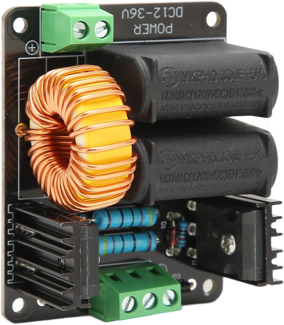 ZHAAGRJ ZVS Module, Flyback Driver Coil Heating Power Board High Power for DIY Player CJB#7103 ...