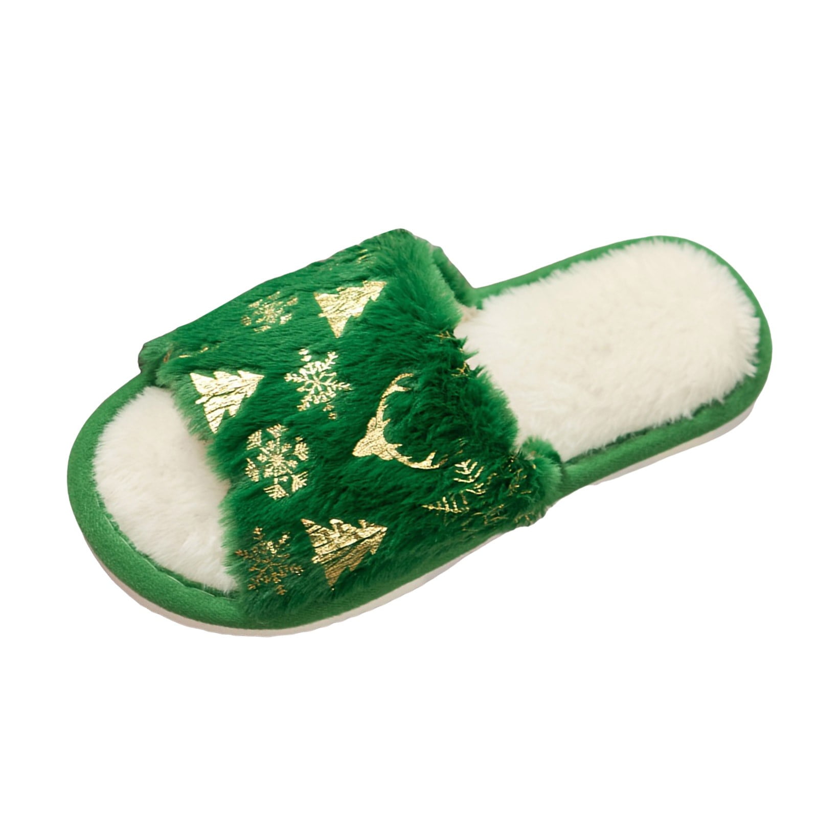 ZHAGHMIN Extra Wide Slippers for Women Open Toe Men and Women Cute ...