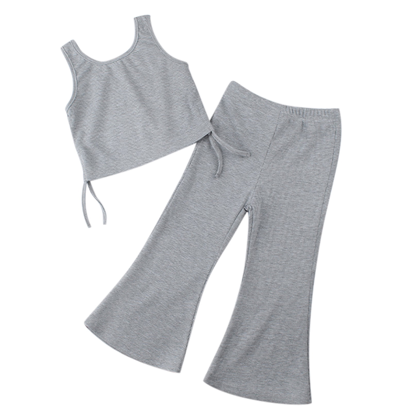 ZHAGHMIN Girls Fall Outfits Kids Toddler Baby Girls Sleeveless ...