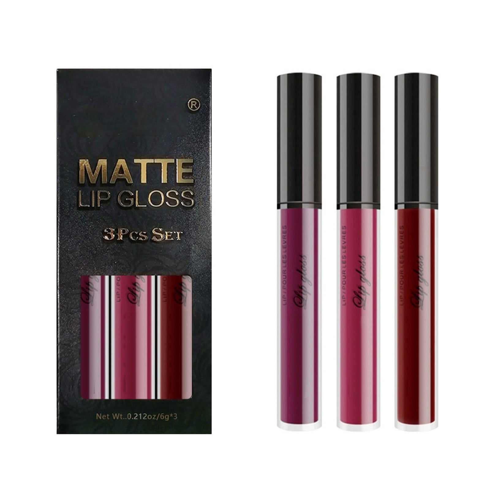 ZHAGHMIN Matte Shiny Lipstick Sets for Women Moisturizing Liquid ...